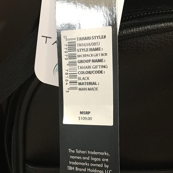 Tahari | Bags | Nwt Tahari 3 Piece Gift Set Vegan Backpack Zip Pouch ...